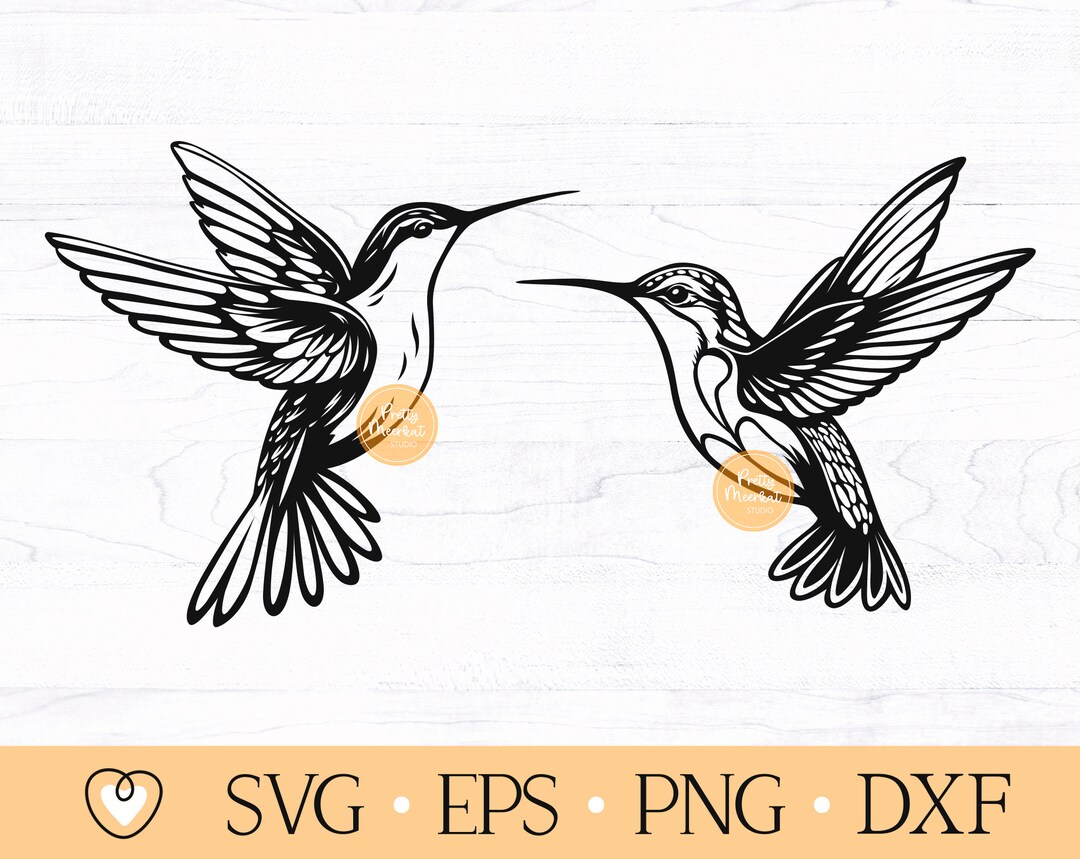Hummingbird Svg, Hummingbird Flying Svg, Png, Dxf - Etsy