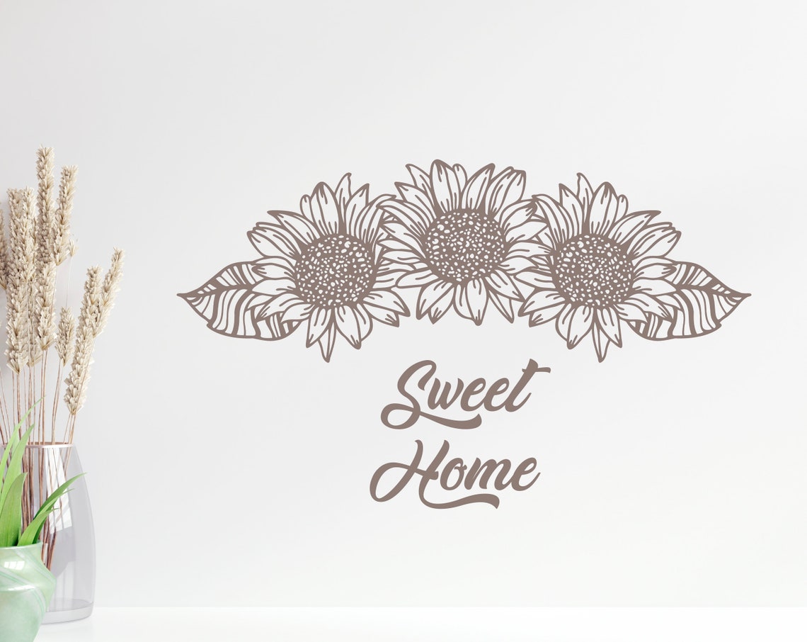 Sunflower Svg Flower Border Svg Sunflower Swag Svg - Etsy Canada