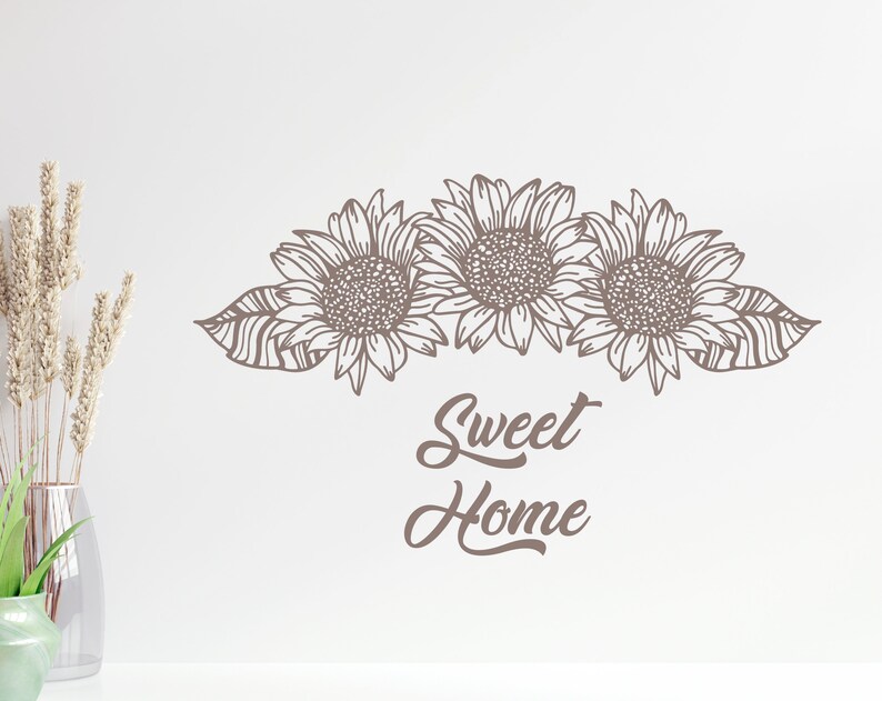 Sunflower Svg Flower Border Svg Sunflower Swag Svg - Etsy