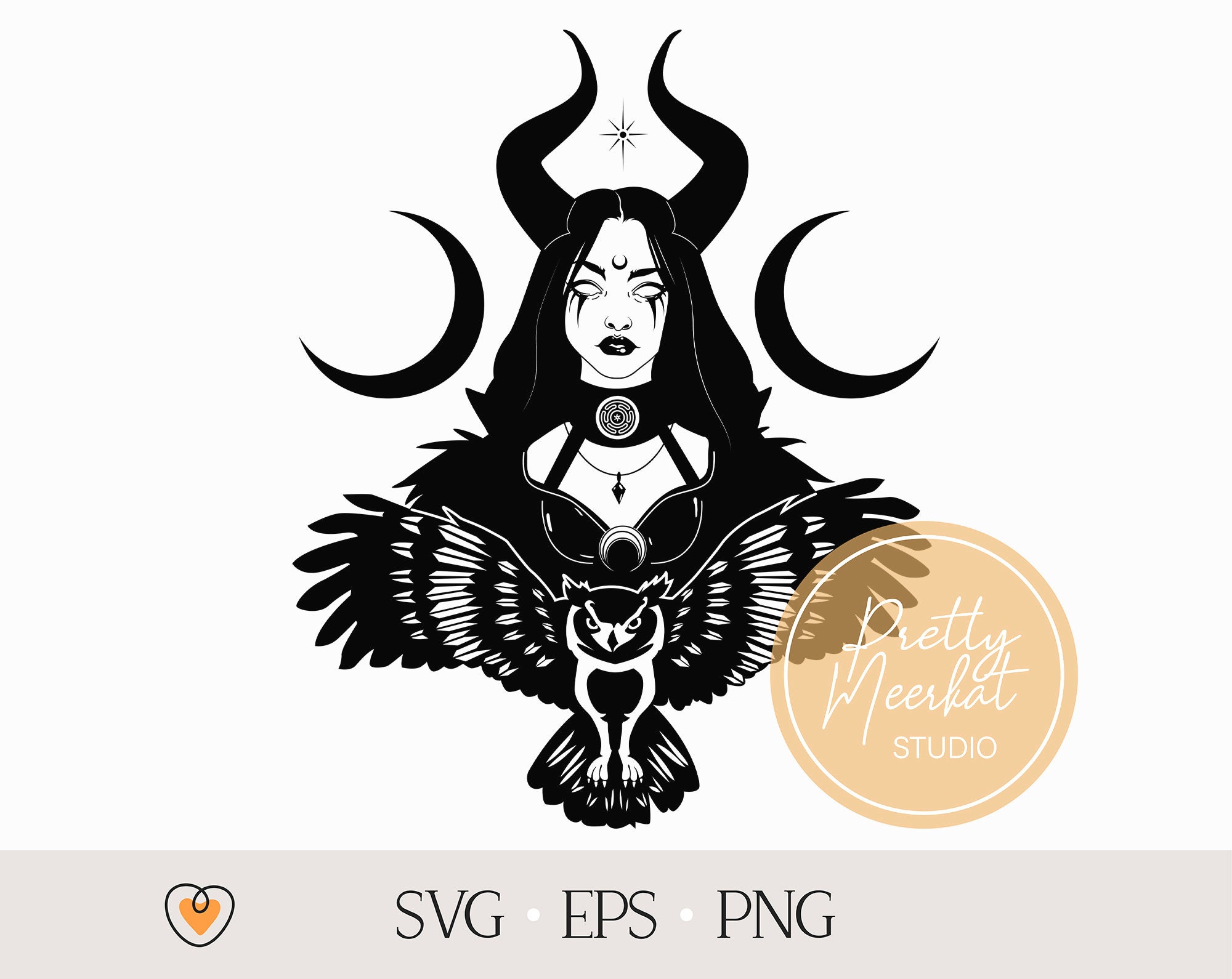 Hecate Goddess Svg 3 Witch Svg Witchcraft Svg Gothic - Etsy UK