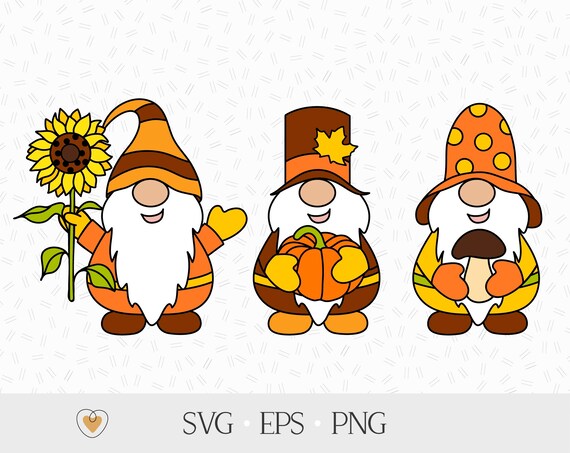 Fall Gnomes Svg Autumn Gnomes Svg Thanksgiving Svg Svg - Etsy
