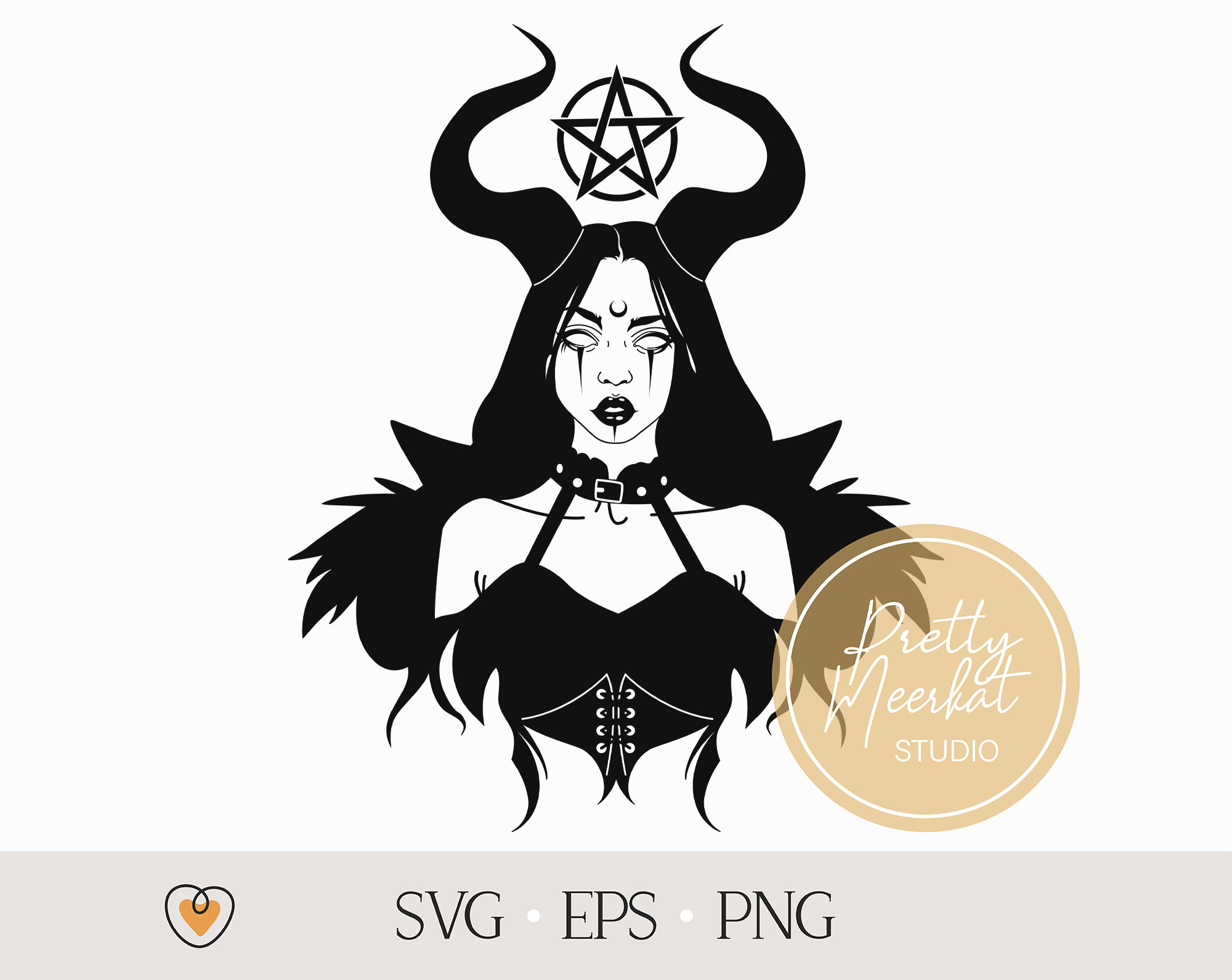 Goth Svg Witch Svg Gothic Girl Svg Pagan Svg Png Files - Etsy UK
