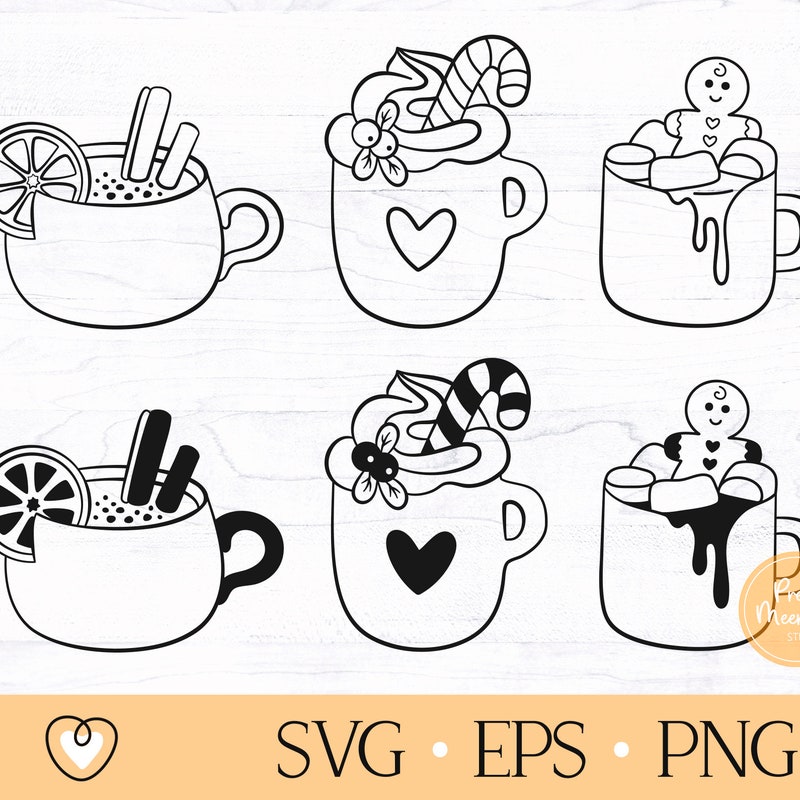 Hot Chocolate Svg - Etsy