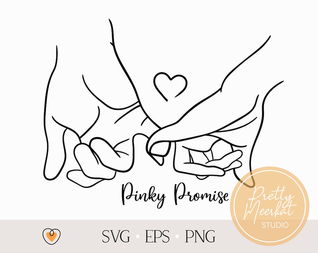 Pinky Promise Svg, Couple Svg, Wedding Svg, Love Svg, Png Files - Etsy