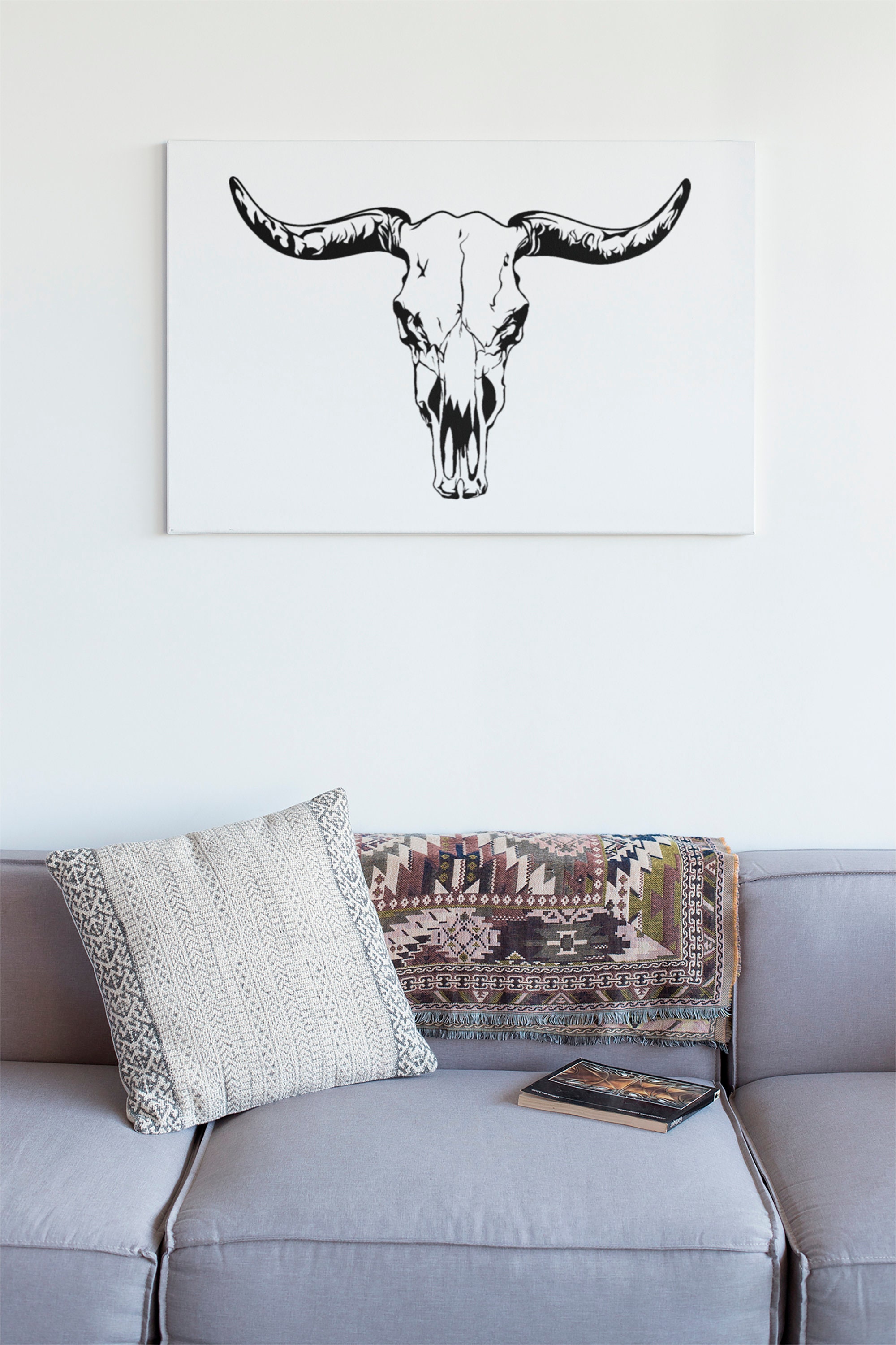 Cráneo de toro 7 svg Cráneo de vaca svg png - Etsy México