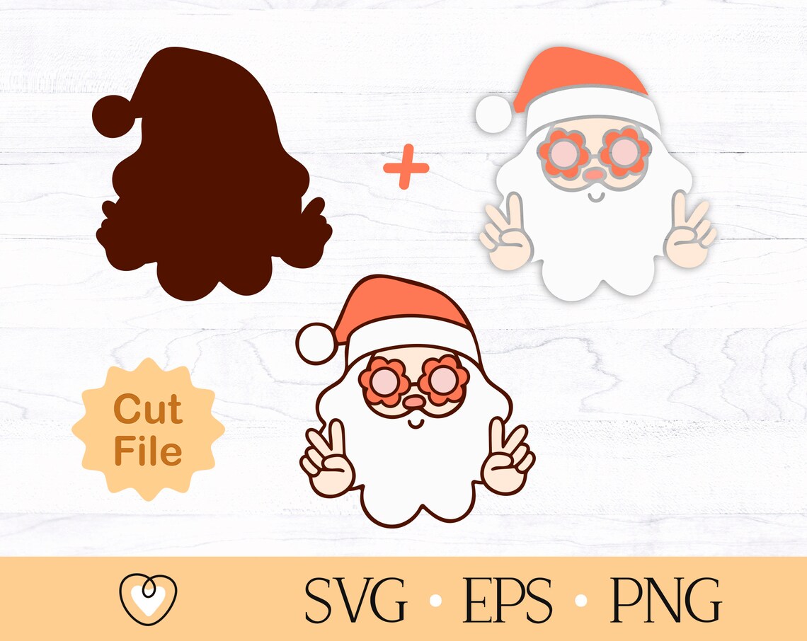 Groovy Santa Svg Groovy Christmas Svg Santa Claus Svg Png - Etsy