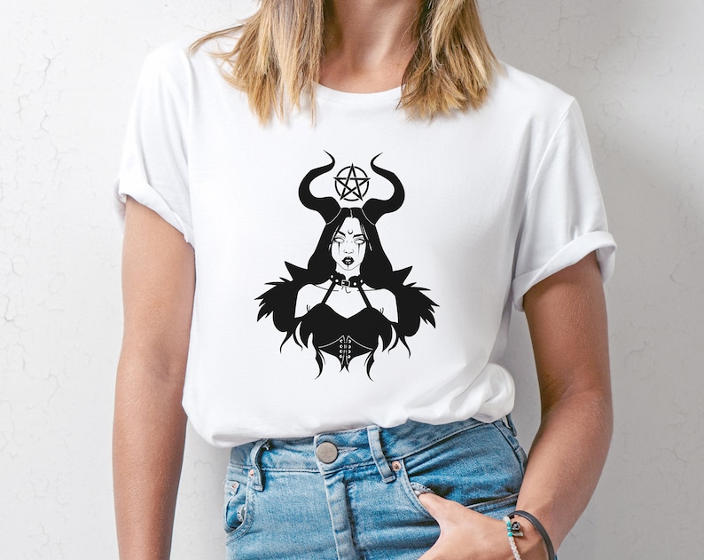 Goth Svg Witch Svg Gothic Girl Svg Pagan Svg Png Files - Etsy