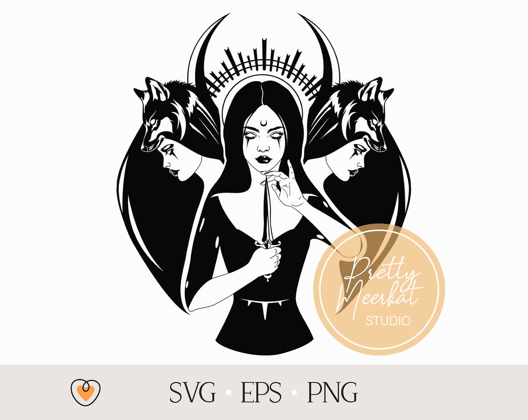 Hecate Goddess Svg #4, Witch Svg, Witchcraft Svg, Gothic Cricut Svg ...