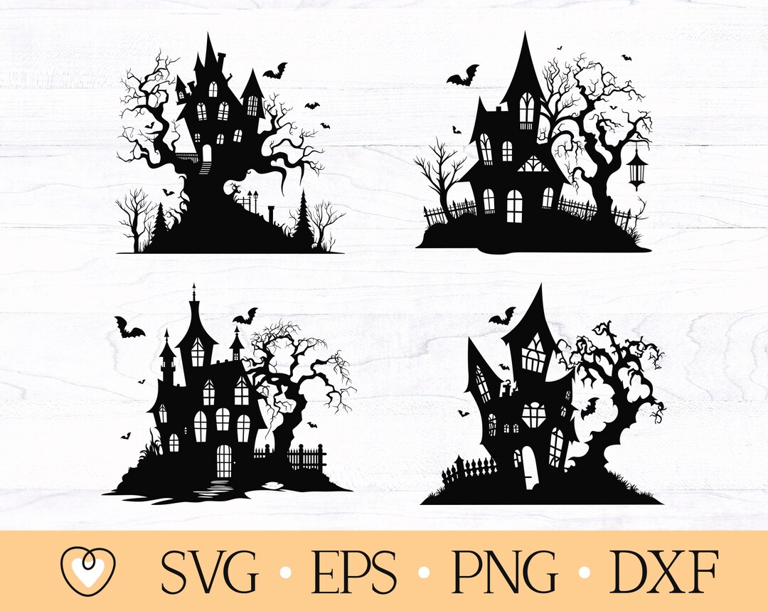 Haunted Mansion Svg, Haunted House Svg, Halloween Svg, Spooky House Svg ...