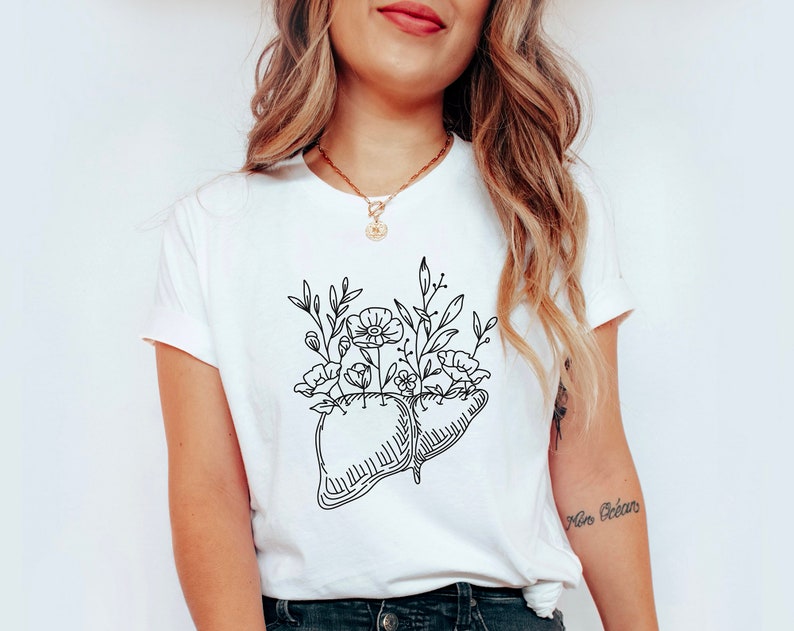 Liver Svg Floral Liver Svg Liver With Wildflowers Svg Png - Etsy