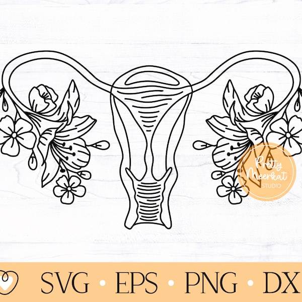 Uterus Svg - Etsy
