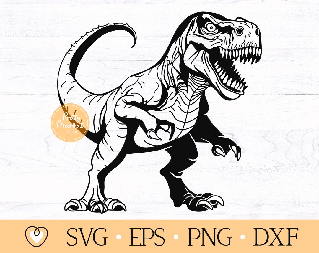 T Rex Svg, Dinosaur Svg, Tyrannosaurus Rex Svg, Dinosaur Cut File - Etsy