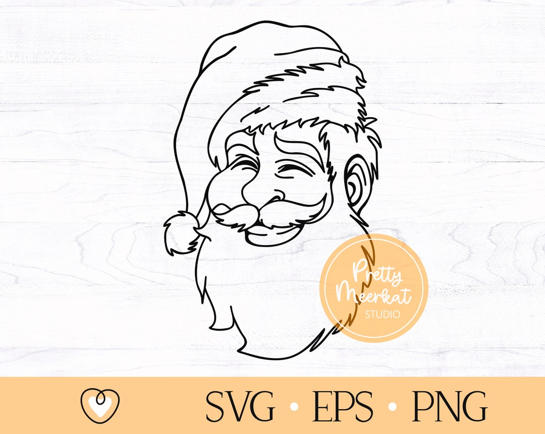 Cool Santa Svg Santa Claus Svg Santa Face Svg Png - Etsy