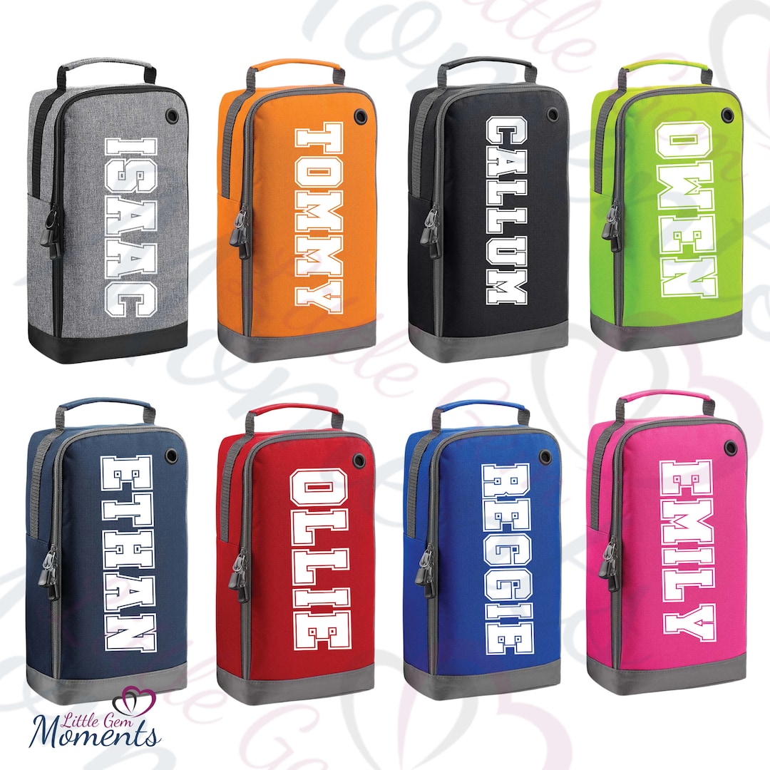 Personalised Boot Bag. Kids Custom Football Boot Bag. Kit Bag for Gym ...