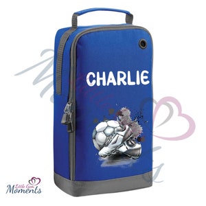 Personalised Boot Bag. Custom Kids Football Boot Bag. Kit Bag for Gym ...