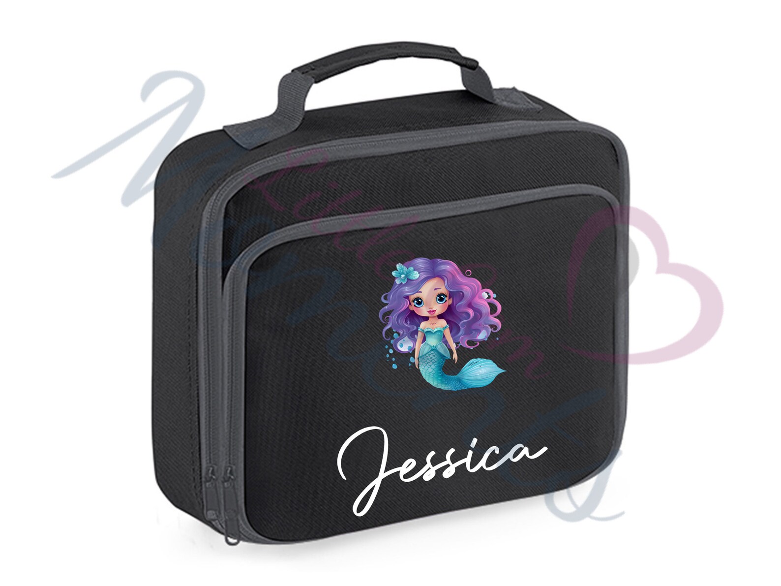Personalised Mermaid School Lunch Bag. Back to School Essentials ...