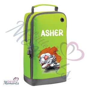 Personalised Boot Bag. Custom Kids Football Boot Bag. Kit Bag for Gym ...