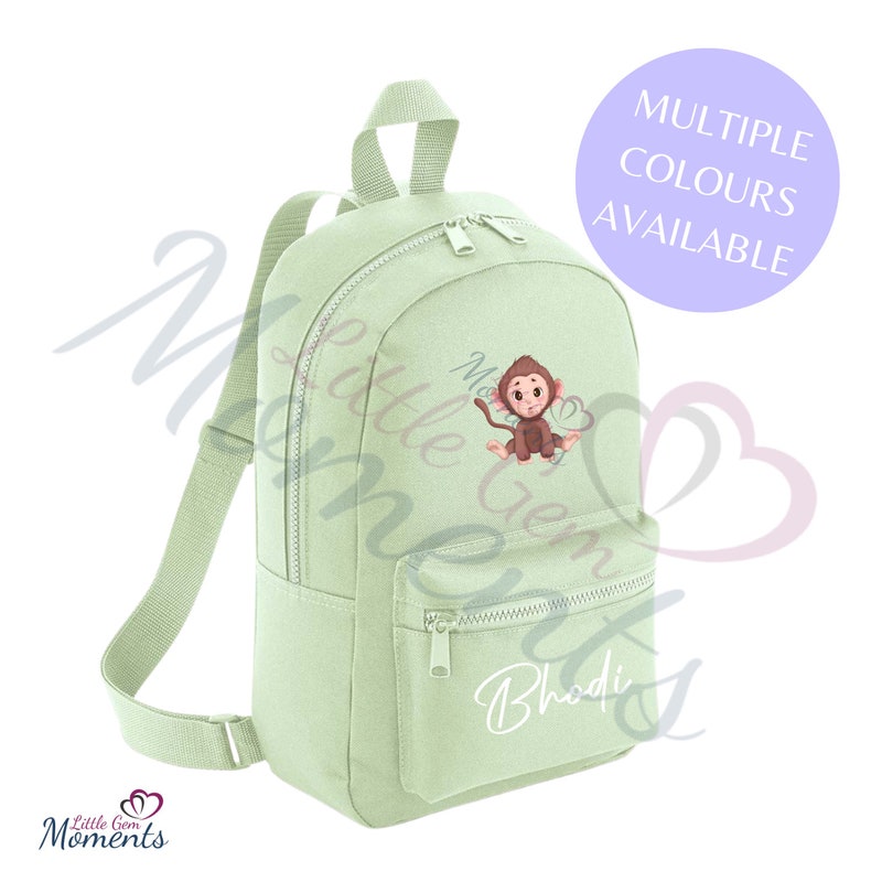 Monkey Backpack - Etsy