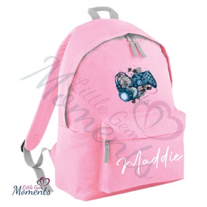 Personalised Gaming Controller School Bag. Custom Rucksack for Gamers ...