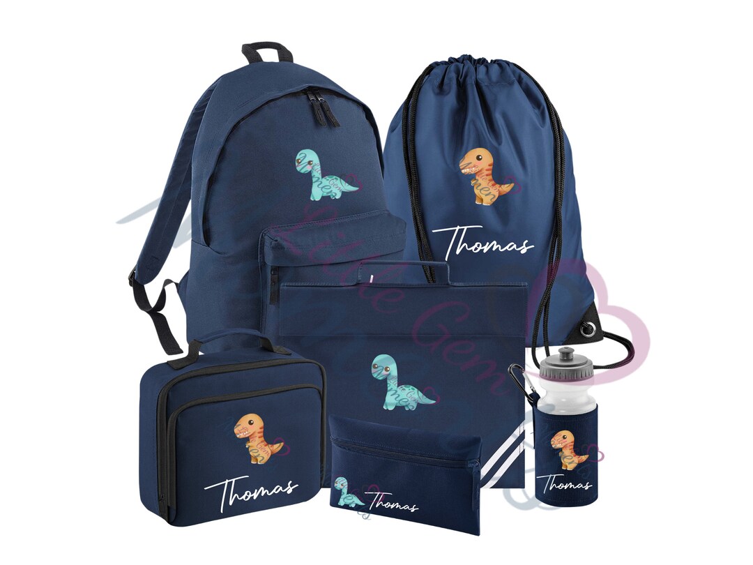 Personalised Mega Dinosaur Back to School Essentials Bundle. Kids ...