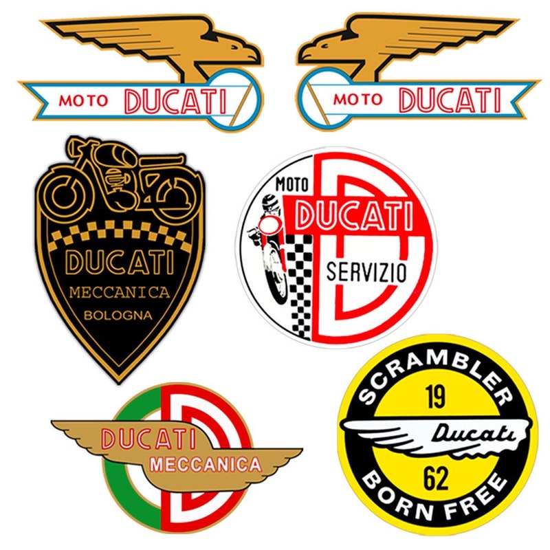 Vintage Moto Decals - Etsy