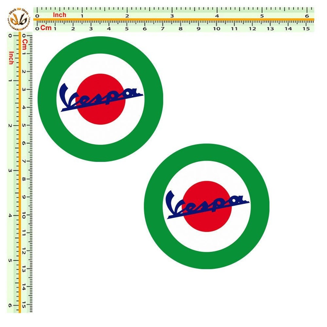 Stickers Vespa Flag Italy Auto Motorcycle Helmet Italy Flag Sticker ...