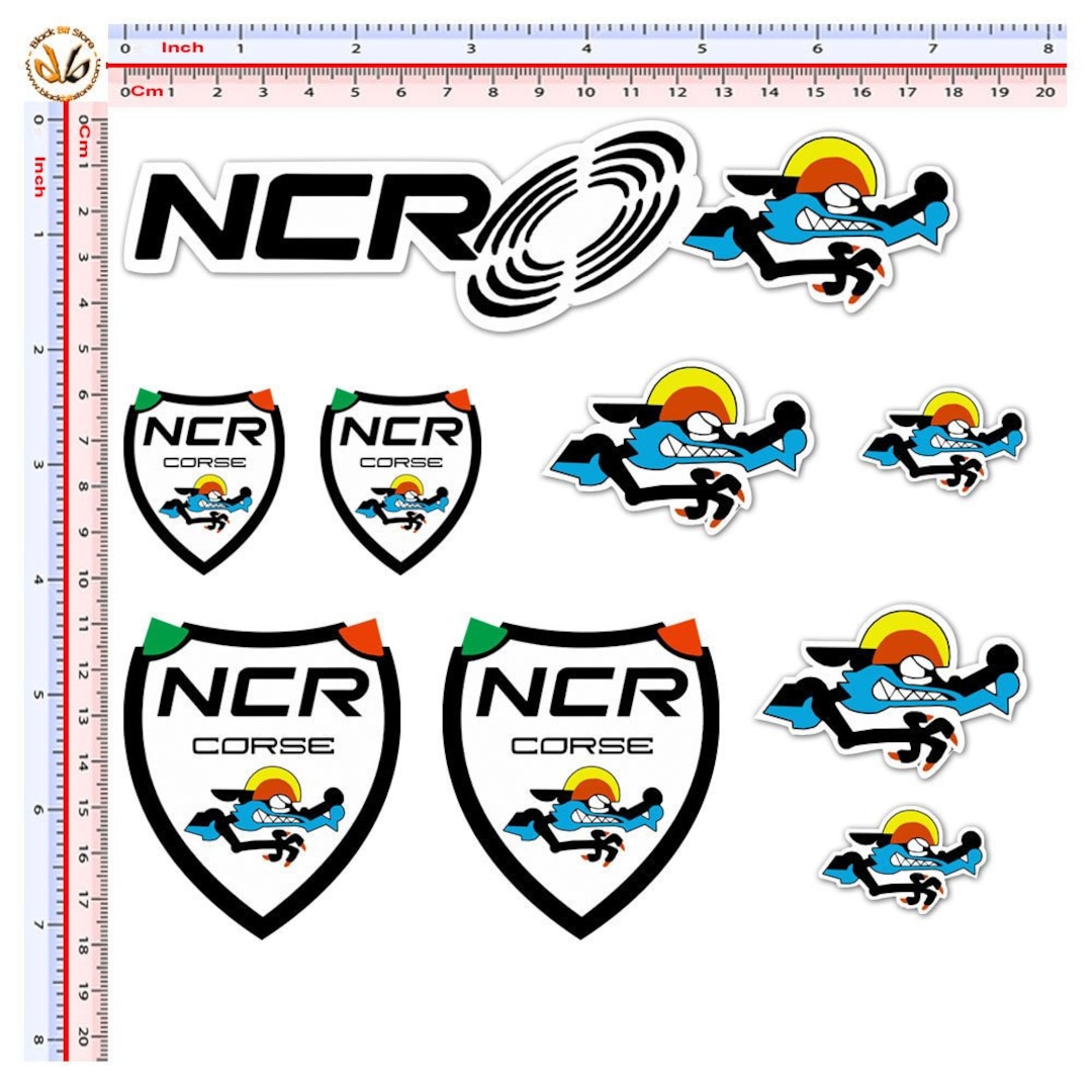 Sticker NCR Corse Ducati Stickers Kit Contoured Around the Image Car ...