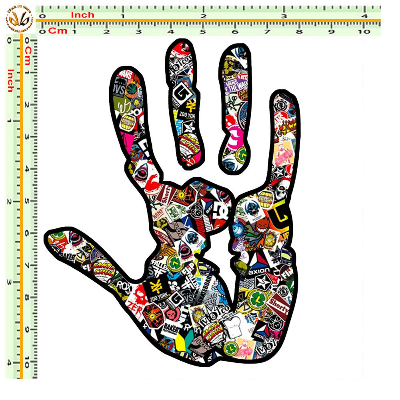 Sticker sticker hand printed on pvc discounted quantity 1 | Etsy