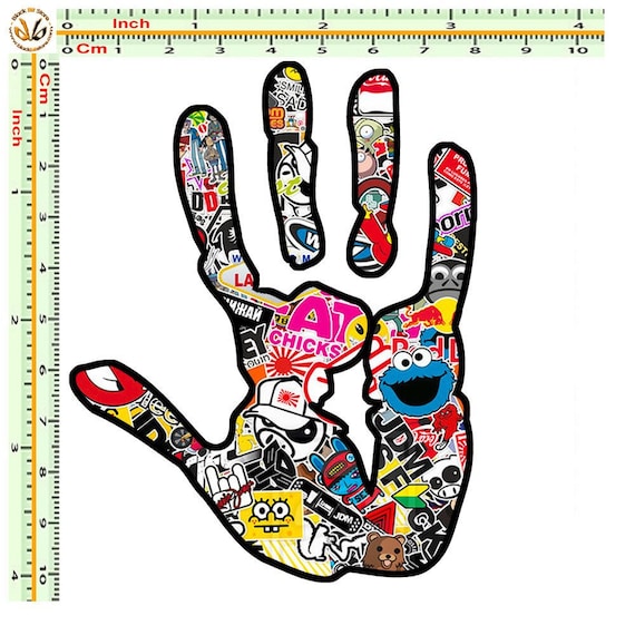 Sticker Sticker Hand Printed on Pvc Discounted Quantity 1 - Etsy