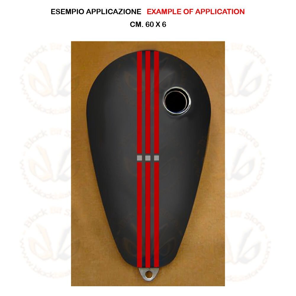 Adhesive Band Strip Tank Motorcycle 3 Lines With Central - Etsy UK