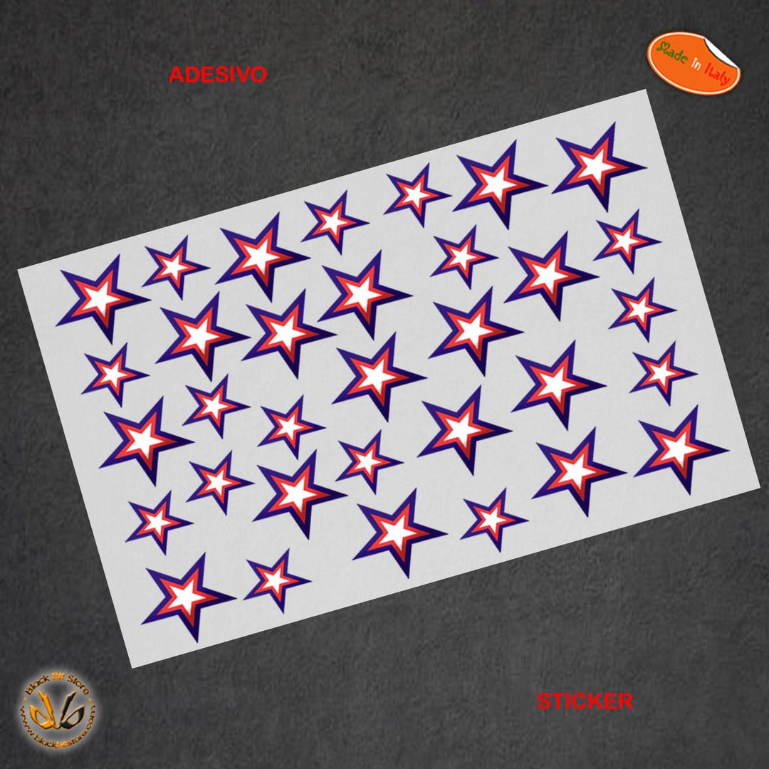 Stars Flag America Helmet Stickers Pvc Cropped Around the Image Stars ...