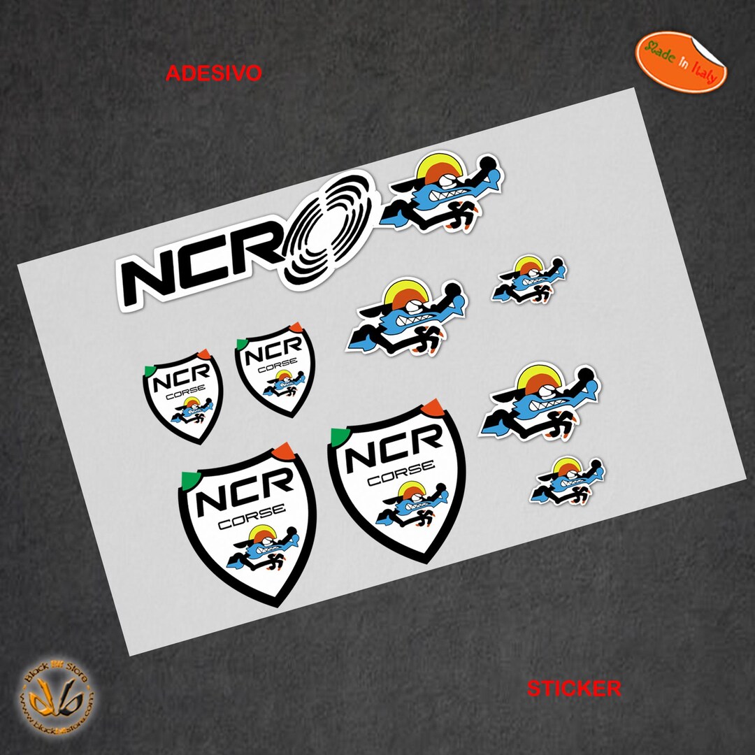 Sticker NCR Corse Ducati Kit Stickers Cut Out Around the Image Car ...