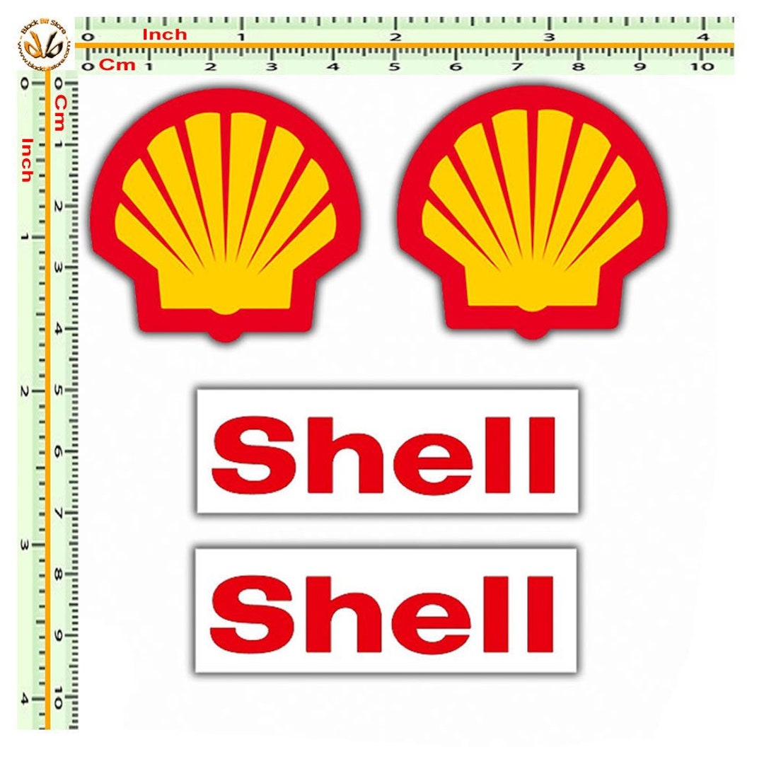 Shell Sponsor Stickers Stickers Car Motorcycle Helmet Sponsor Helmet ...