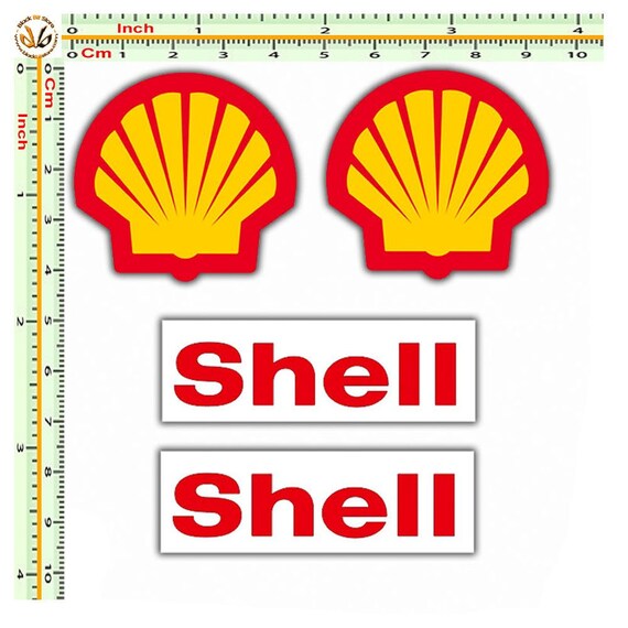 Shell Sponsor Stickers Stickers Car Motorcycle Helmet Sponsor - Etsy