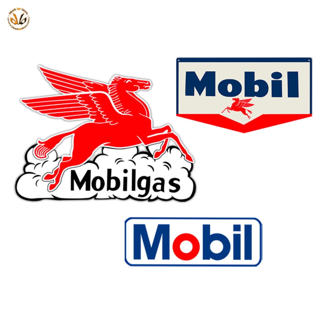 Stickers Vintage Mobil Mobilgas Sticker Decal Auto Moto Print Pvc ...