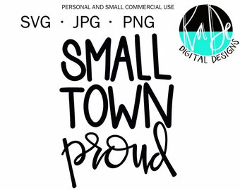 Small Town Svg | Etsy