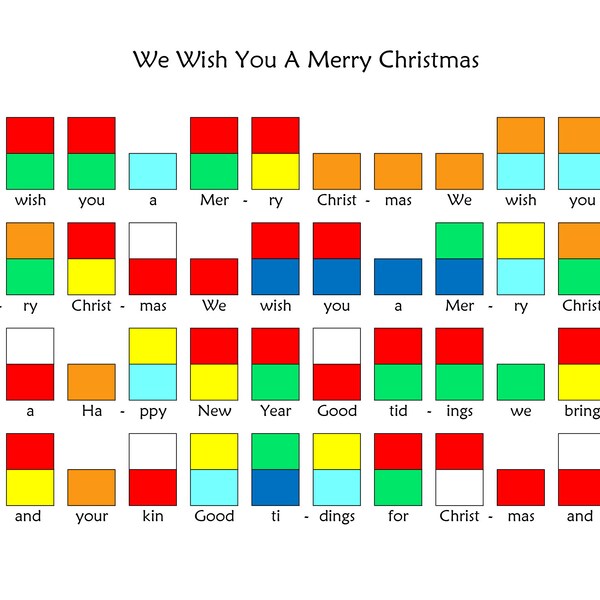 Printable Handbell Charts - Etsy