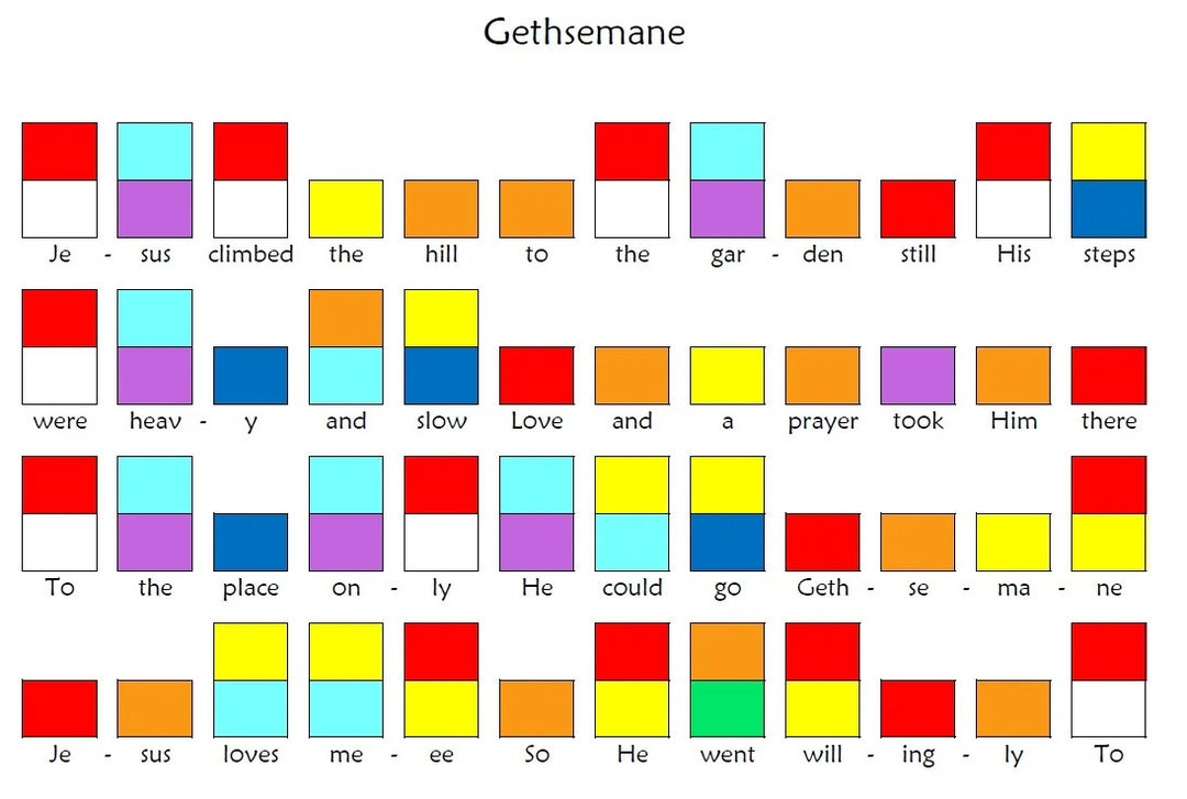 Printable Primary Song Charts #2 for Handbells - Etsy
