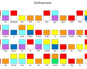 Printable Primary Song Charts #1 for Handbells - Etsy