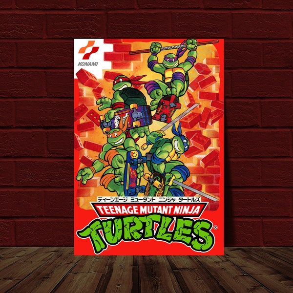 Ninja Turtle Poster - Etsy