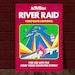 River Raid - ATARI Video Game Cover Reprint Poster 10.5x15.25 - Etsy