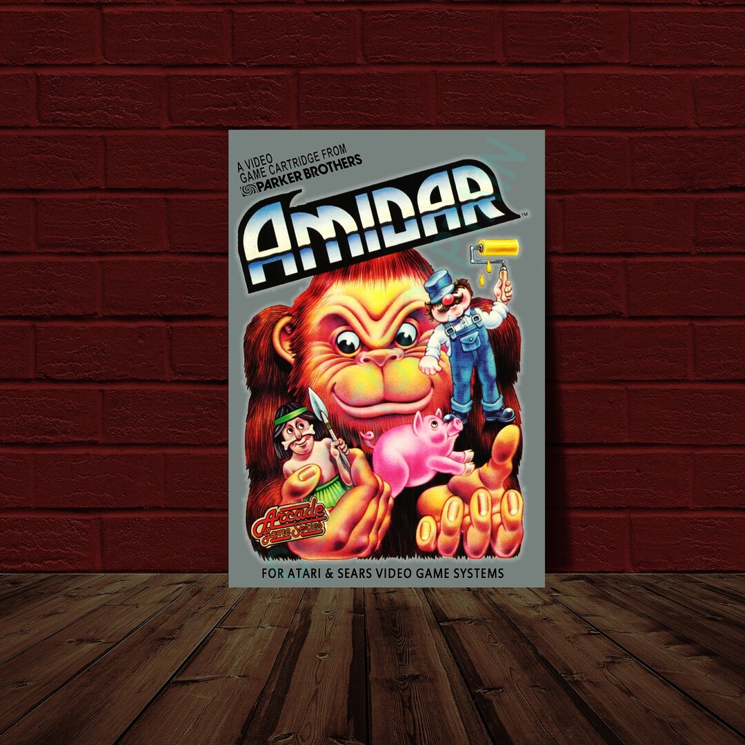 Amidar - ATARI Video Game Cover Reprint Poster 10.5x15.25 - Etsy