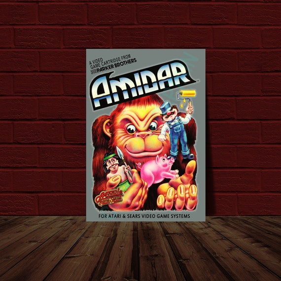 Amidar ATARI Video Game Cover Reprint Poster 10.5x15.25 | Etsy