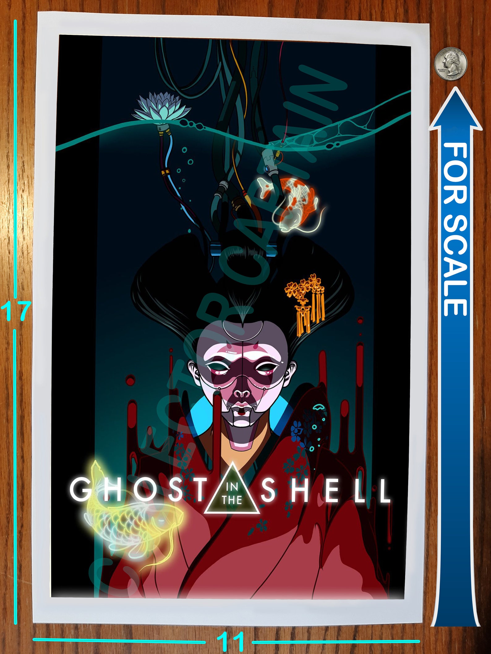 Ghost in the Shell V5 10.5x15.25 Japanese Movie Poster Reprint | Etsy