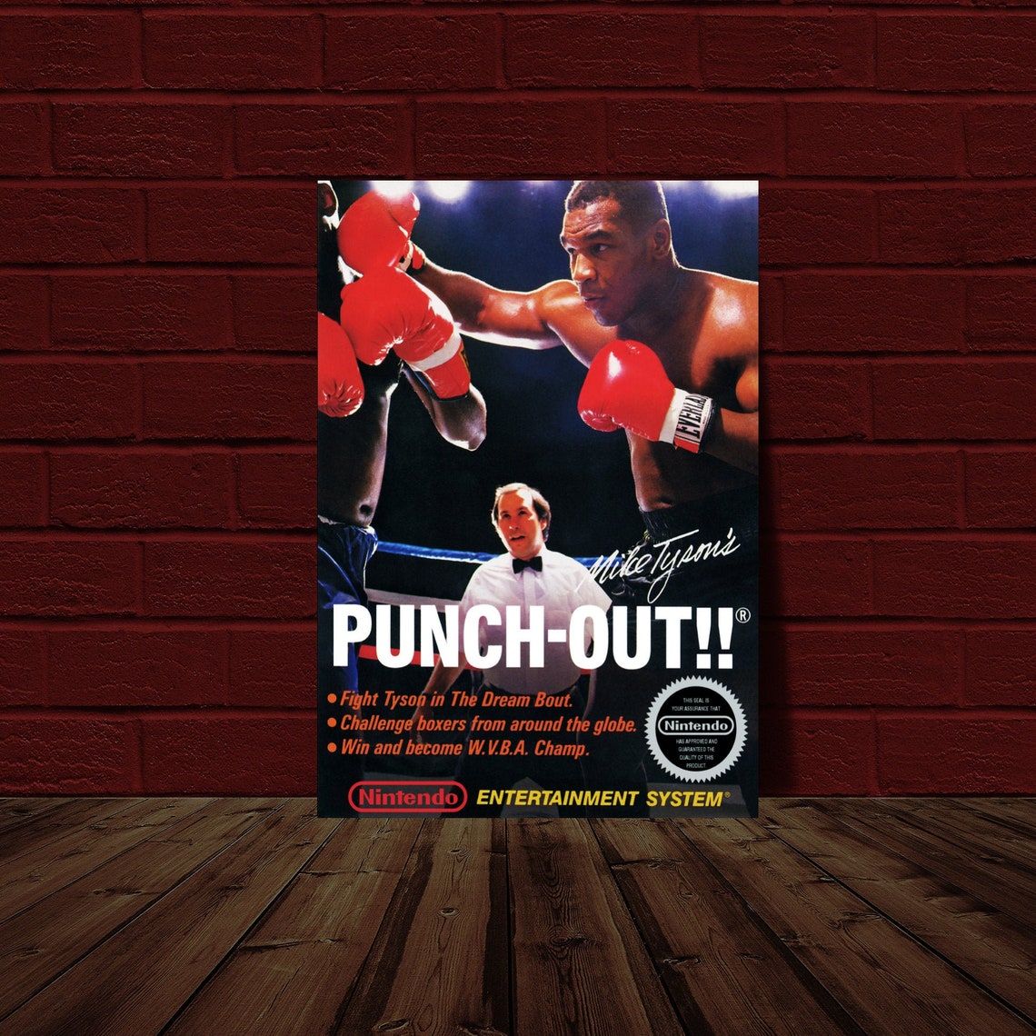 Mike Tyson's PUNCH-OUT Nintendo NES Video Game Cover - Etsy