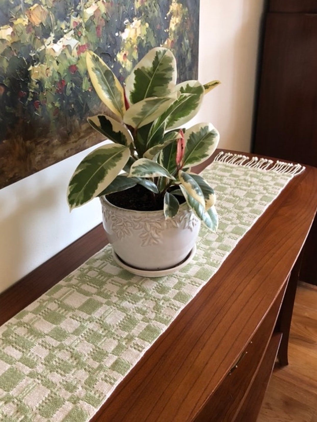 Deflected Double Weave Table Runner - Etsy