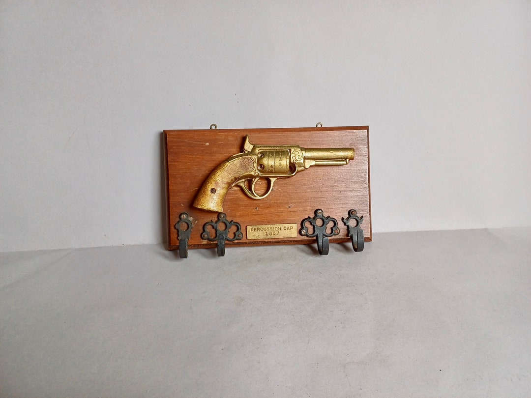 An Unusual Percussion Cap Revolver Decorative Wall Art or Small Wall ...