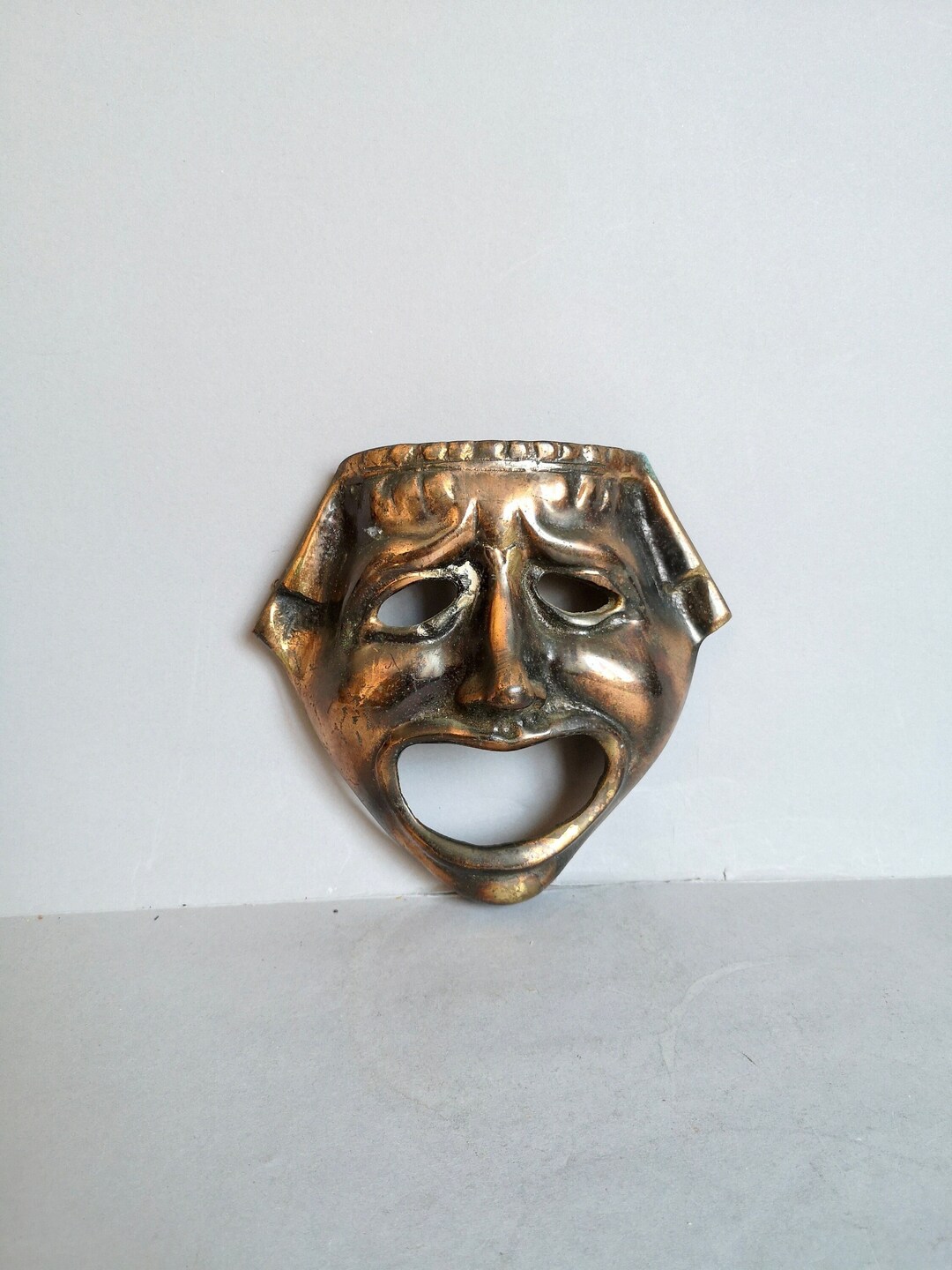 A Lovely, Vintage, Performer, Theatre Wall Mask, Theatrical Decor ...