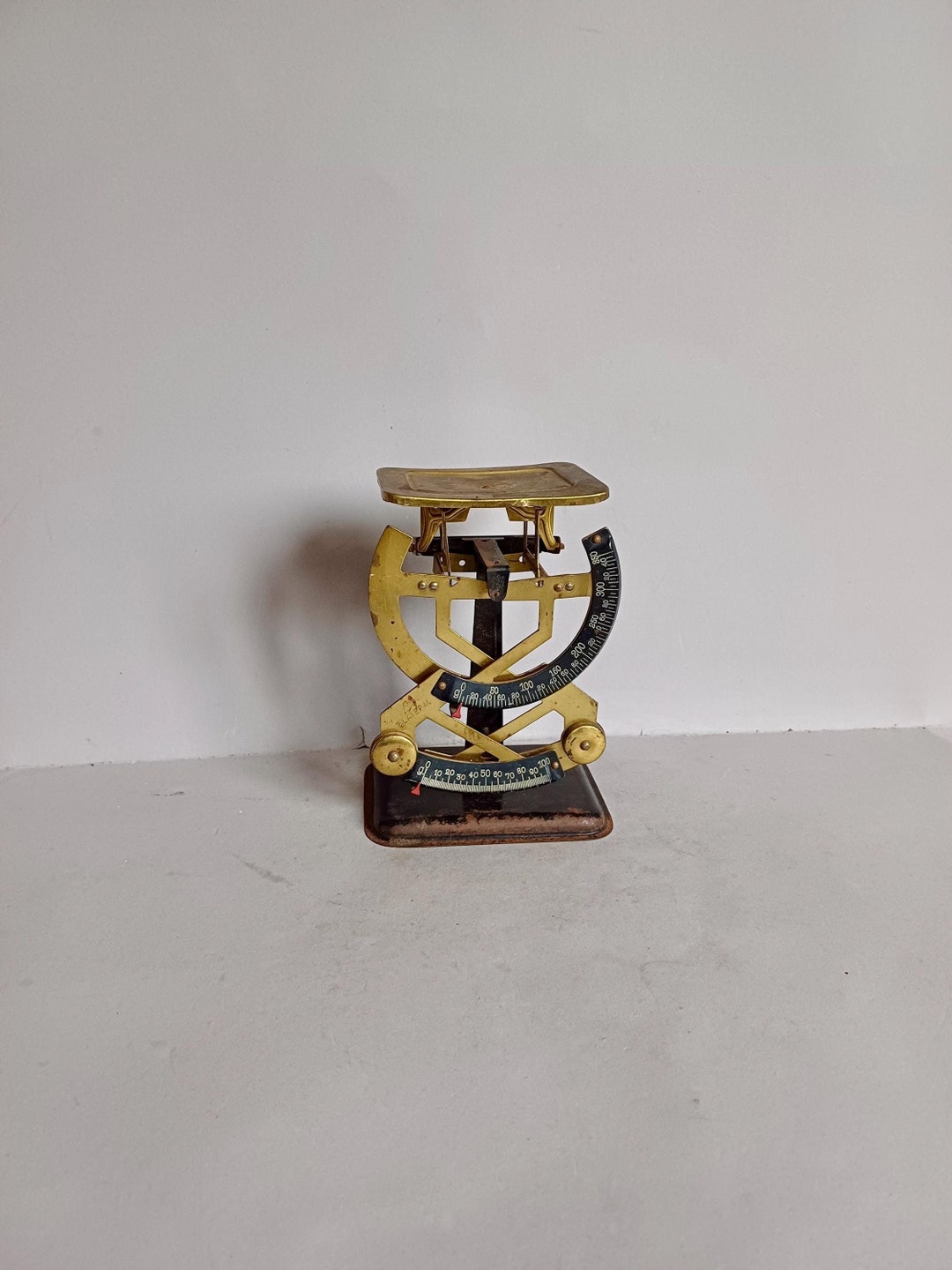 A Lovely Set of Art Deco Style, Letter Scales, Ornate Vintage French ...