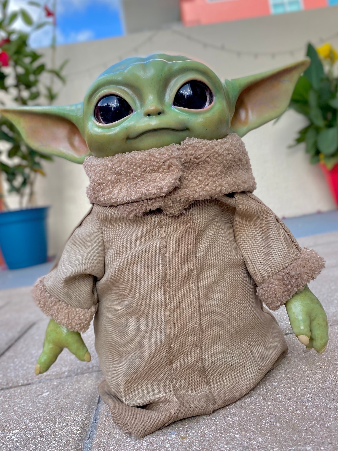 BABY YODA GROGU Hyper-realistic Custom Repaint - Etsy